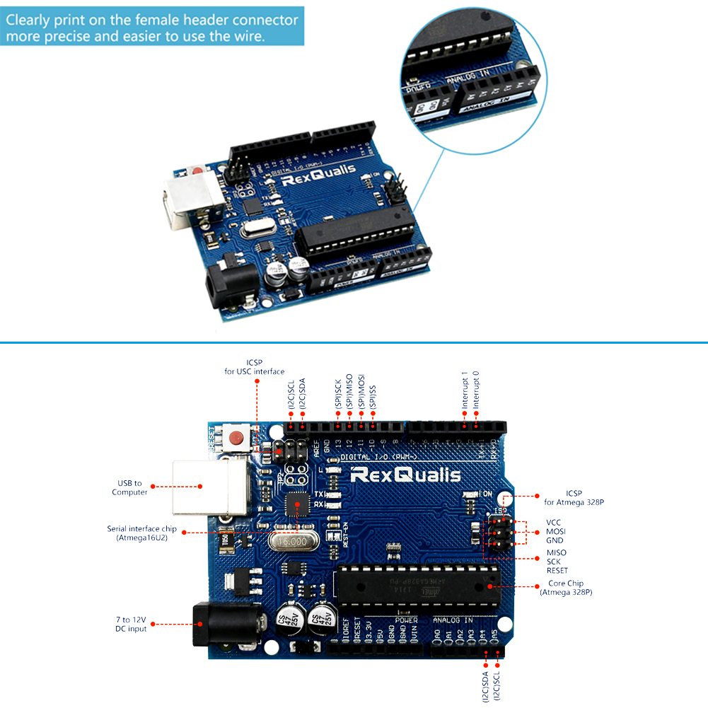 Uno Project Super Starter Kit For Arduino W Uno R3 Development Board Detailed Tutorial