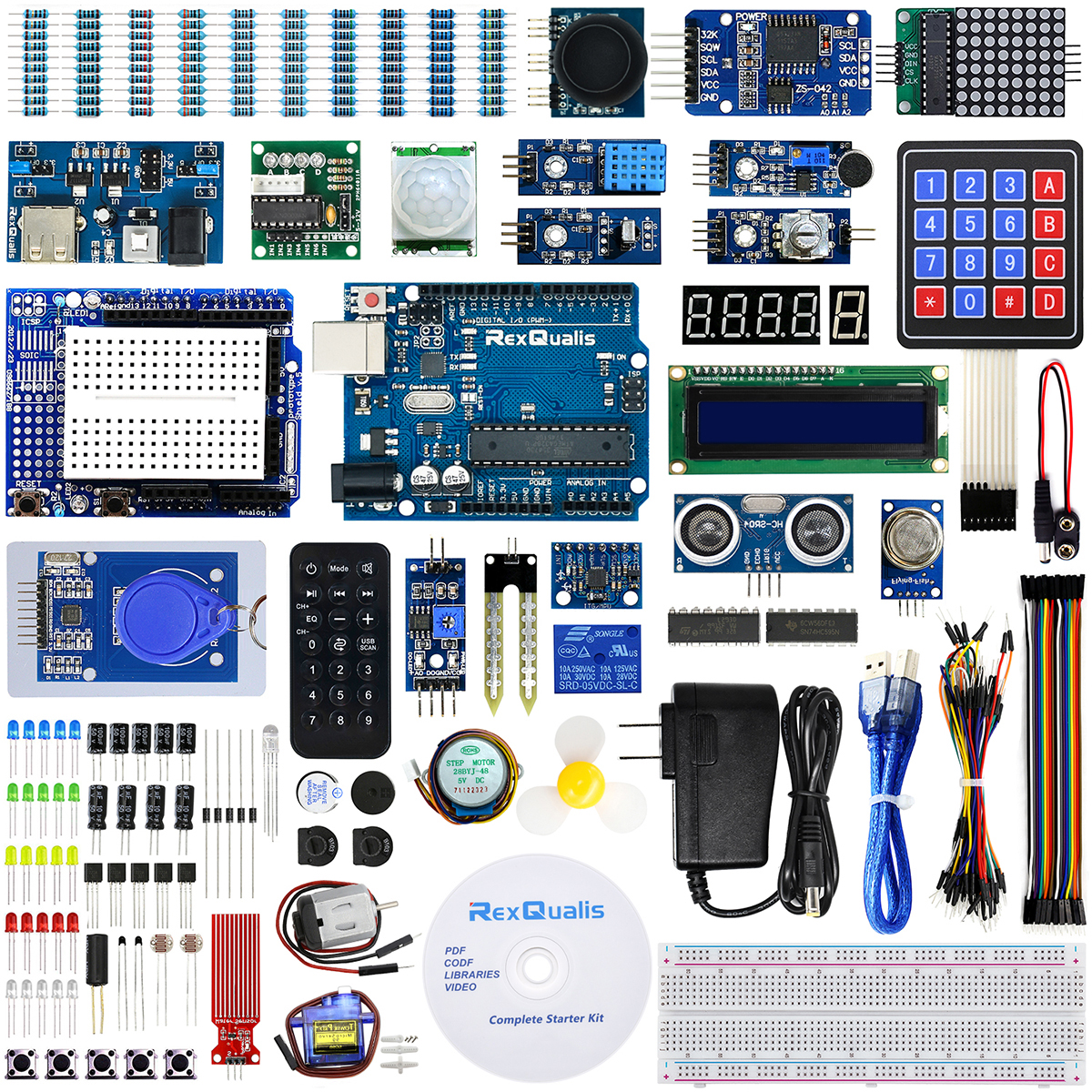 arduino complete starter kit 1 - Rexqualis Industries,Ingenious & fun ...
